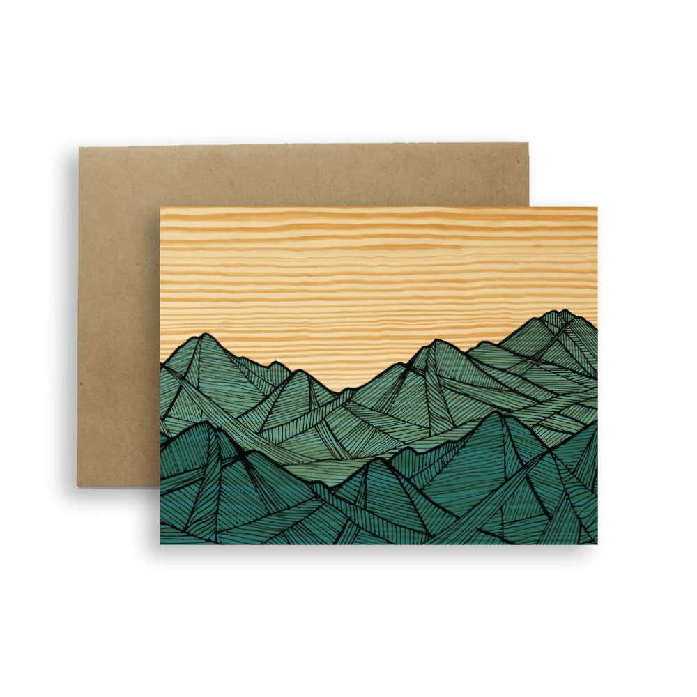 Stuart Range Greeting Card – Red Umbrella Designs