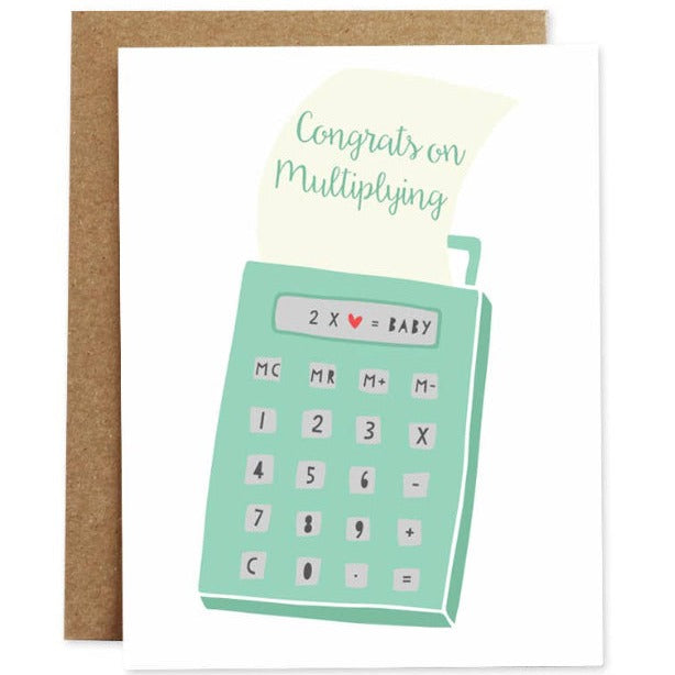 Multiplying Baby Card – Red Umbrella Designs